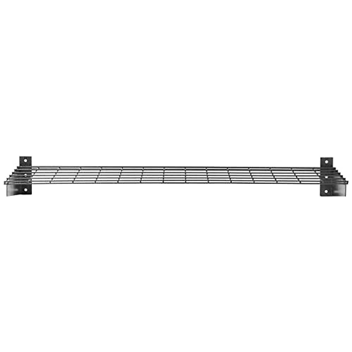 Hyloft 45-Inch X 15-Inch Steel Wall Shelf Storage Rack for Garage, Low-Profile Brackets, Max Shelf Load 200 Pounds, Hammertone, 2-Pack