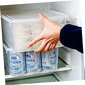 NAMOARLY 1pc Dumpling Container Food Container Dumpling Storing Divider Case Dumpling Organizer Dumpling Holder Fresh Keeper Produce Saver Containers Ice Cube Tray Ice Mold Tray