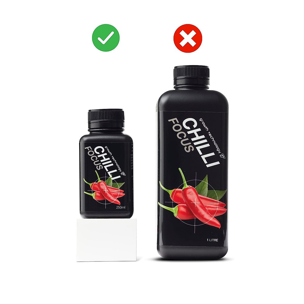 GT Growth Technology Foliage Focus Houseplant Food Nutrient Fertilizer Concentrate for Aroids and Tropical Plants