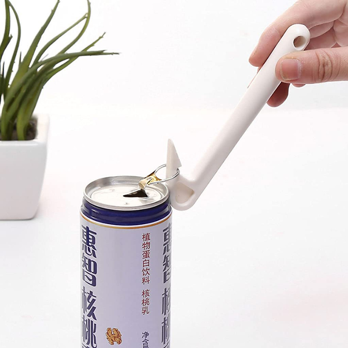 Multifunctional Can Opener Ring Pull Tab Cans Tins Bottles Opener for Pet Cat Dog Foods Canned Hanging Can Opener 6 pieces