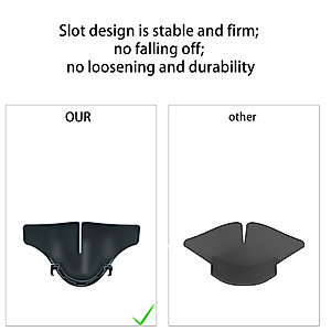 TNE Lens Cover and Nose Guard for Meta Quest 3 VR Headset | Protective Dust Proof Cover Anti-Scratch Protector Soft Lens Pad Accessories and Light Blocker Nose Piece for Quest 3 (Black)