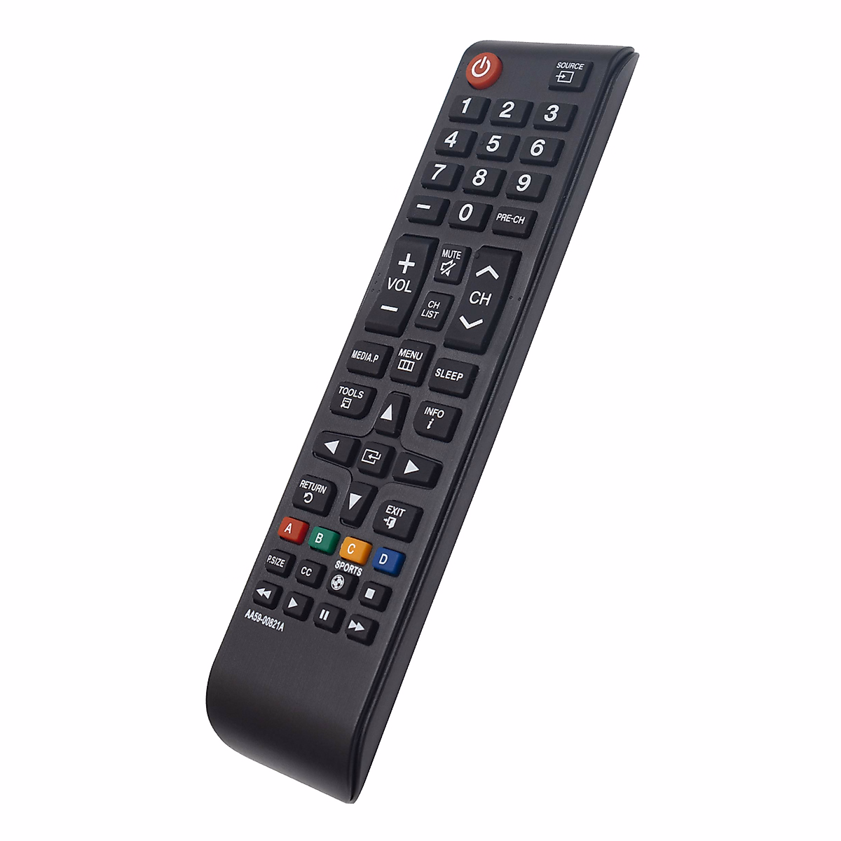 AA59-00821A Replace Remote fit for Samsung LED TV TM1240A T22C350ND T24C550ND T28C570ND T19C350 T22C350 T24C350 T24C550ND T24C550NH T24C730 T27C730 LT22C350ND/ZA LT22C350NDZA LT24C550ND/ZA