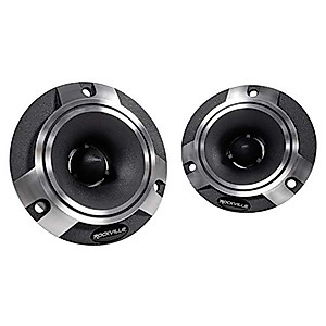 Rockville Pair X6.5C Competition 6.5" 1000W Component Speakers/Titanium Tweeters, black,silver
