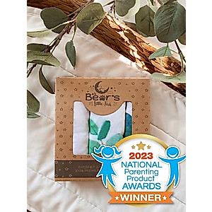 Bear's Little Fish 3-Pack of Moses Basket Sheets |100% Hypoallergenic Jersey Cotton |Gender Neutral Grey and White for Baby boy or Girl |Fitted Crib Sheets for Oval, Hourglass and Rectangular Mattress