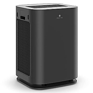 Medify Air MA-125 Air Purifier with True HEPA H14 Filter | 2,051 sq ft Coverage | for Allergens, Wildfire Smoke, Dust, Odors, Pollen, Pet Dander | Quiet 99.9% Removal to 0.1 Microns | Black, 1-Pack