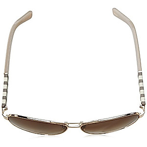 Kate Spade New York Women's Dalia Aviator Sunglasses, Gold & Brown Gradient, 58 mm