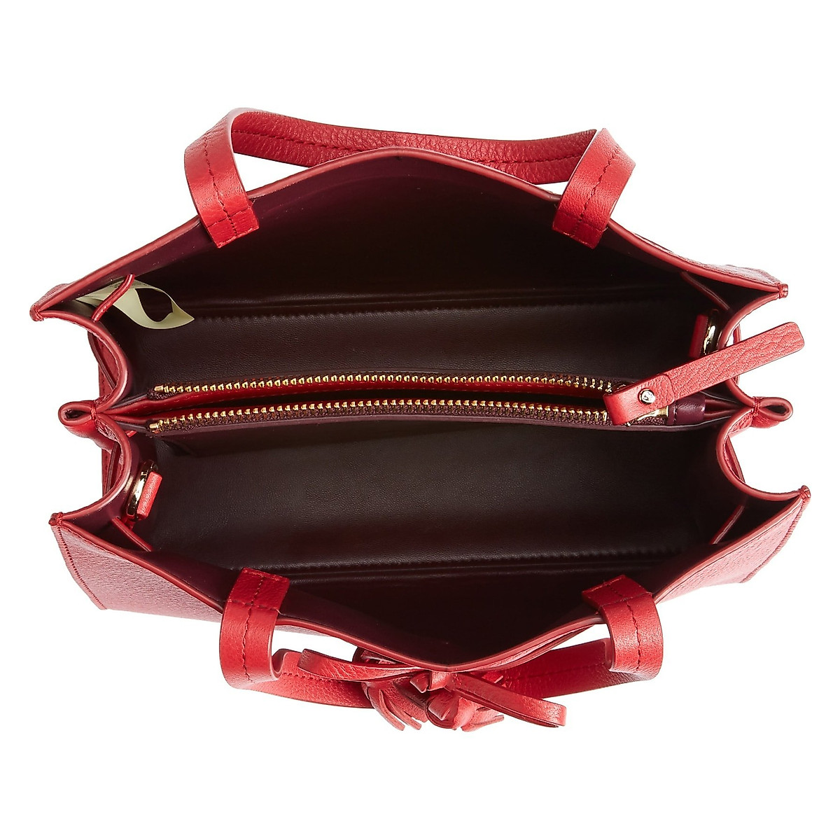 Kate Spade New York Hayes Street Isobel Sam Pebble Leather Satchel Bag, Rosso Red