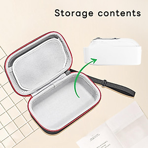 RLSOCO Hard Case for Braun ThermoScan 7/ThermoScan 5/ThermoScan 6 Digital Ear Thermometer,Fits for Braun IRT6500/IRT6520/IRT6515/IRT6020 Ear Thermometers (Grey Lining)