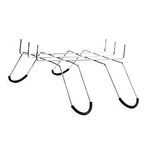 Floral Tombstone Hugger 12 in x 17 in Wire Memorial Rustproof Galvanized Gravestone Saddle Cemetery Headstone Saddle (10)