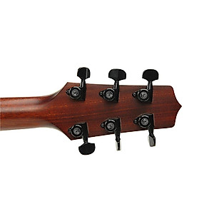 D'Addario Auto-Trim Tuning Machines - Locking Tuners for Guitars - 3+3 Setup, Black