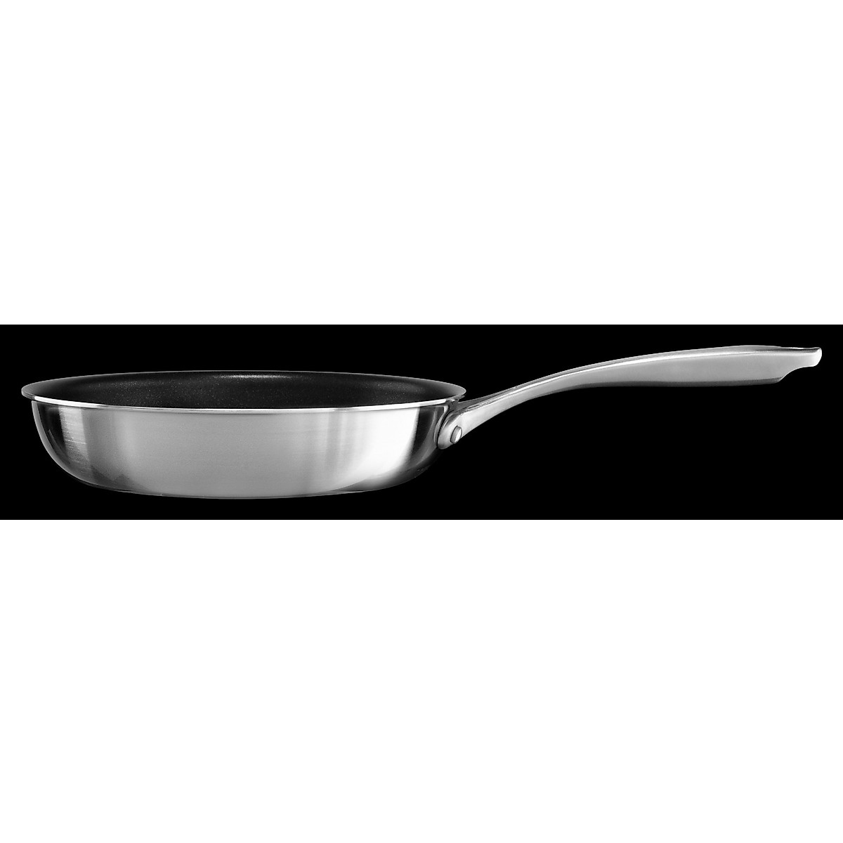 KitchenAid 5-ply Copper Core 10" Nonstick Skillet, Stainless Steel Finish, Medium