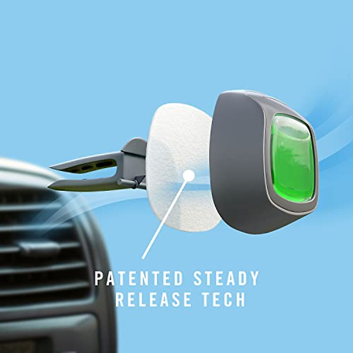 Febreze Old Spice Car Air Fresheners, Old Spice Scent, Odor Fighter for Strong Odor, Car Vent Clips (3 Count)