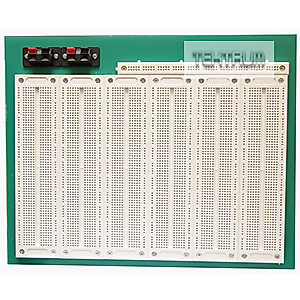 Tektrum Externally Powered Solderless 4660 Tie-Points Experiment Plug-In Breadboard Kit with Jumper Wires, Power Module, Wall Adaptor For Proto-Typing Circuit