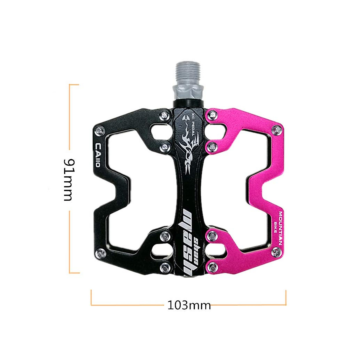 Bike Pedals Metal Flat Pedals Fooker Pedals Pedals For Road Bike Bike Pedals Pedals For Mountain Bike Bicycle Pedals Mtb Pedals Pedal Pedals Mountain Bike Pedals Metal Pedals pink,free size