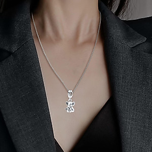 MZC Jewelry Elephant Charm for Pandora Bracelets Mother Daughter Bead for Women