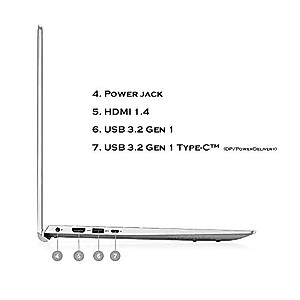 Dell Inspiron 15 15.6” FHD Thin and Light Laptop, Ryzen 7 4700U, Webcam, WiFi 6, Backlit Keyboard, USB-C, HDMI, AMD Radeon RX Vega 10, Windows 10 Home, 16GB DDR4, 512GB PCIe SSD