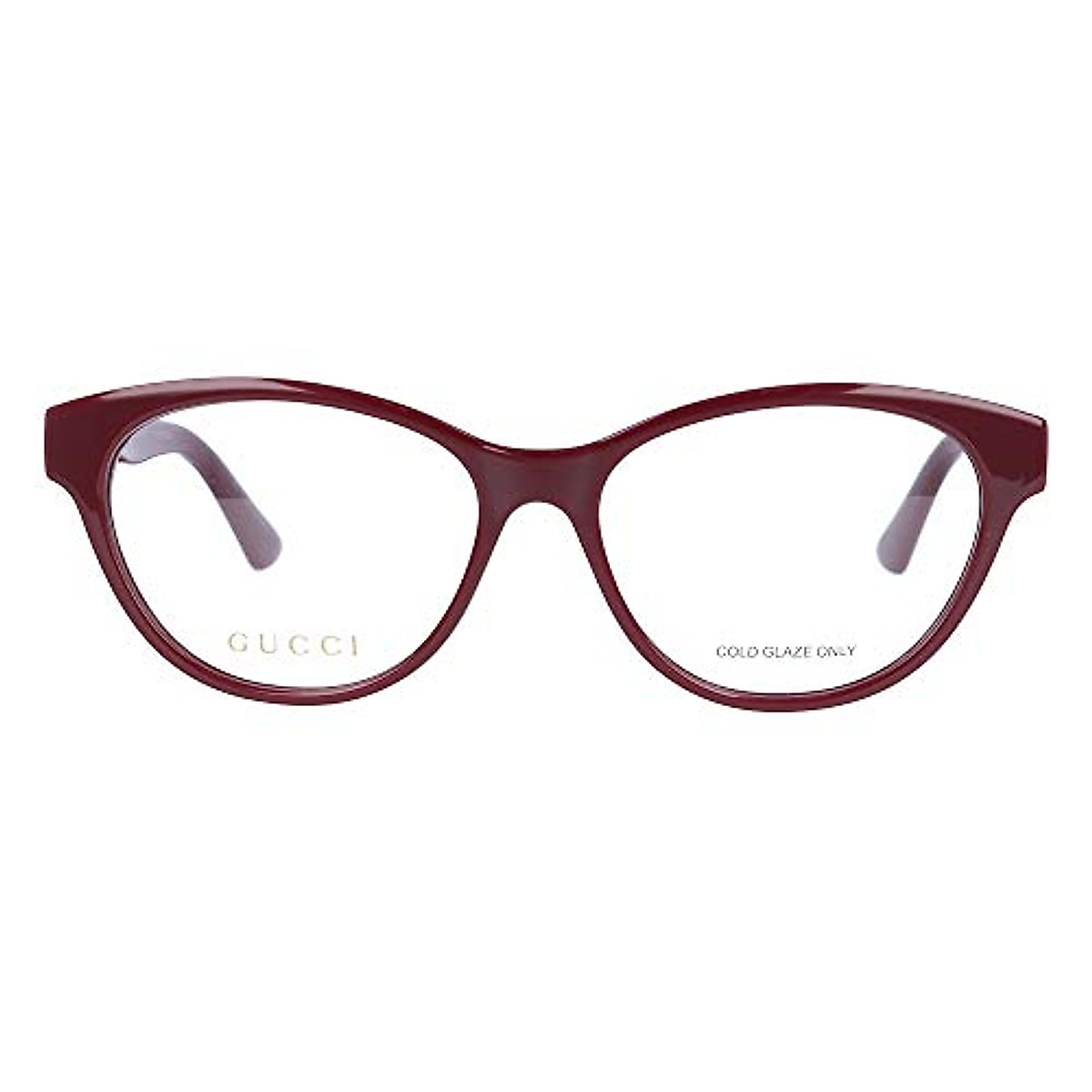 Gucci Gucci-Logo GG0766OA 003 Eyeglasses Women's Burgundy Optical Frame 54mm
