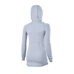 EvoShield Women's Lightweight Training Hoodie, Pearl, Large