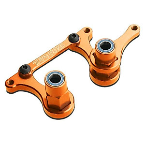 Traxxas 3743T Steering bellcranks, Drag Link (Orange-Anodized 6061-T6 Aluminum)/ 5x8mm Ball Bearings (4)/ Hardware (Assembled)