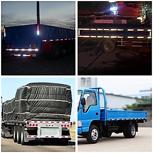 Dot-C2 Red/White Reflective Safety Conspicuity Adhesive Tape 2 Inch x 150 Feet - for Vehicles,Trailers,Boats,Signs (2 In x 150 Ft)