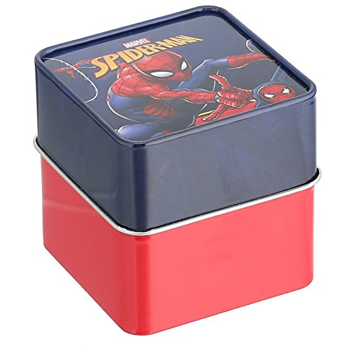Accutime Kids Marvel Spider-Man Digital Quartz Plastic Watch for Boys & Girls with LCD Display Red/Blue (Model: SPD4464)