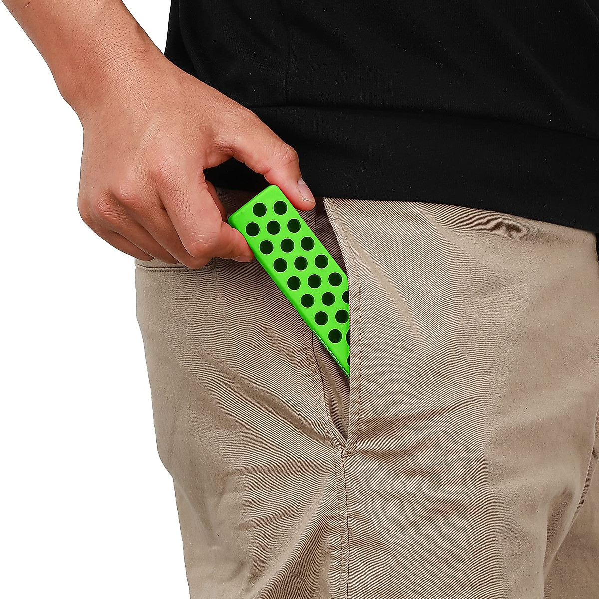 Mayouko 1/4" Magnetic Hex Bit Holder Rack Organizer, 43 Holes, 1/4-Inch Drill Bit Holder, Green, 2 Racks, Magnetic Bit Holder with Magnet Base for Screwdriver Bits