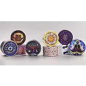 JWEX Grinder 3" Boho Grinder Lucky Tree Black