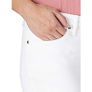 Riders by Lee Indigo Women's Fringe Cuff Boyfriend Jean, White, 12