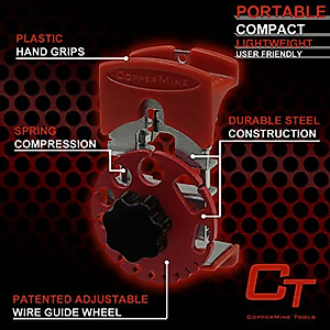 COPPERMINE Handheld Copper Wire Stripper Manual Stripping Machine Combo with 10 BLADES INCLUDED for Manual Wire Stripper