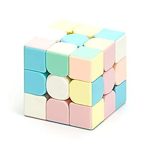 CuberSpeed Moyu MoFang JiaoShi Macaron Meilong 3x3 stickerless Magic Cube MFJS MEILONG 3x3x3 Cubing Classroom Meilong 3x3 Macaron Speed Cube
