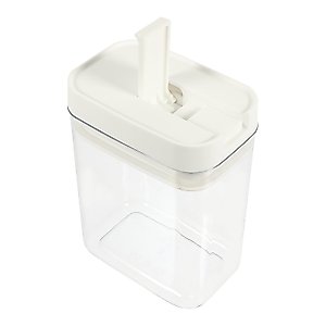 PRETYZOOM Airtight Food Storage Container 800ml Rectangle Sealed Storage Box Kitchen Dry Food Organization Grains Keeper Plastic Cereal Dispensers