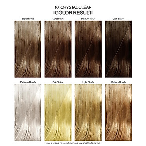 Adore Semi Permanent Hair Color - Vegan and Cruelty-Free Hair Dye - 4 Fl Oz - 010 Crystal Clear (Pack of 1)