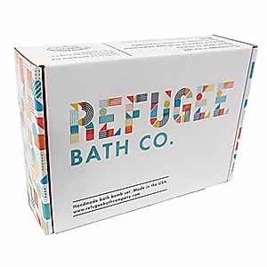 Refugee Bath Co. Variety Pack Bath Bombs Tea Tree and Eucalyptus Essential Oils Cocoa Butter Support Refugee Employment in USA (12 Pack)