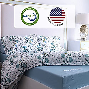 SaniSnooze Cloud Waterproof Incontinence Cool Gel Memory Foam Mattress, CertiPur-US Certified (Full - 53" x 74" x 8")