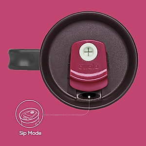 Owala Stainless Steel Triple Layer Insulated Travel Tumbler with Spill Resistant Lid, Straw, and Carry Handle, BPA Free, 40 oz, Pink (Watermelon Breeze)