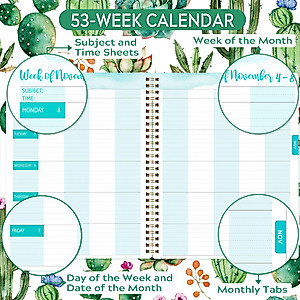 2024-2025 Teacher Planner - Lesson Planner 2024-2025 from Jul 2024 - Jun 2025, 8'' x 10'', Lesson Plan Book, Weekly & Monthly Lesson Planner with Quotes