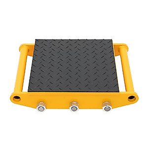 Shipping Trolley 360°Swivel Heavy Duty Machinery Mover Dolly Skate Roll Cart 15T Build to Last Excellent Loading Bearing Capacity High Stability Flexible Quiet Movement Homes Logistics Decoration