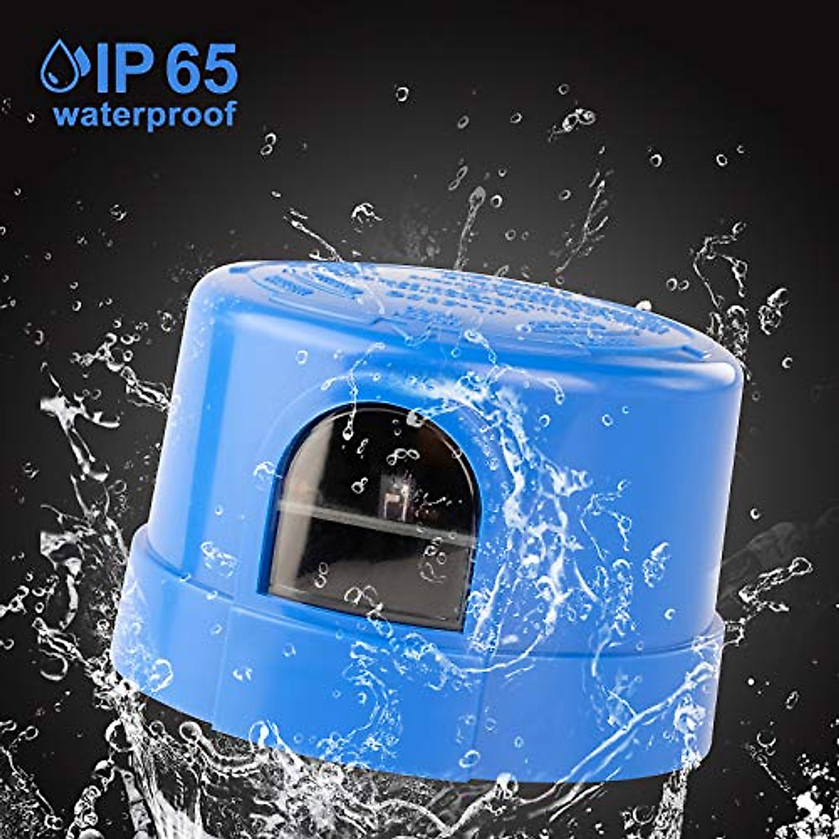 OAYATACO Photocell,Twist Lock Photocell Sensor, for Outdoor Light, Dusk to Dawn Light, Auto On Off Photocell, for Area Light, Street Light, Led Parking Lot Lights