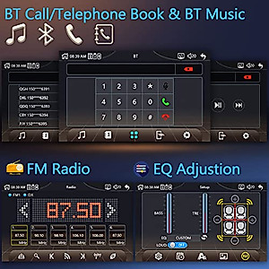 Single Din Apple Carplay Car Stereo with Android Auto, podofo 9" HD Touchscreen Bluetooth Car Radio Supports FM/AM Radio Mirror Link SWC,Car Audio Receivers with Backup Camera/External Mic/USB