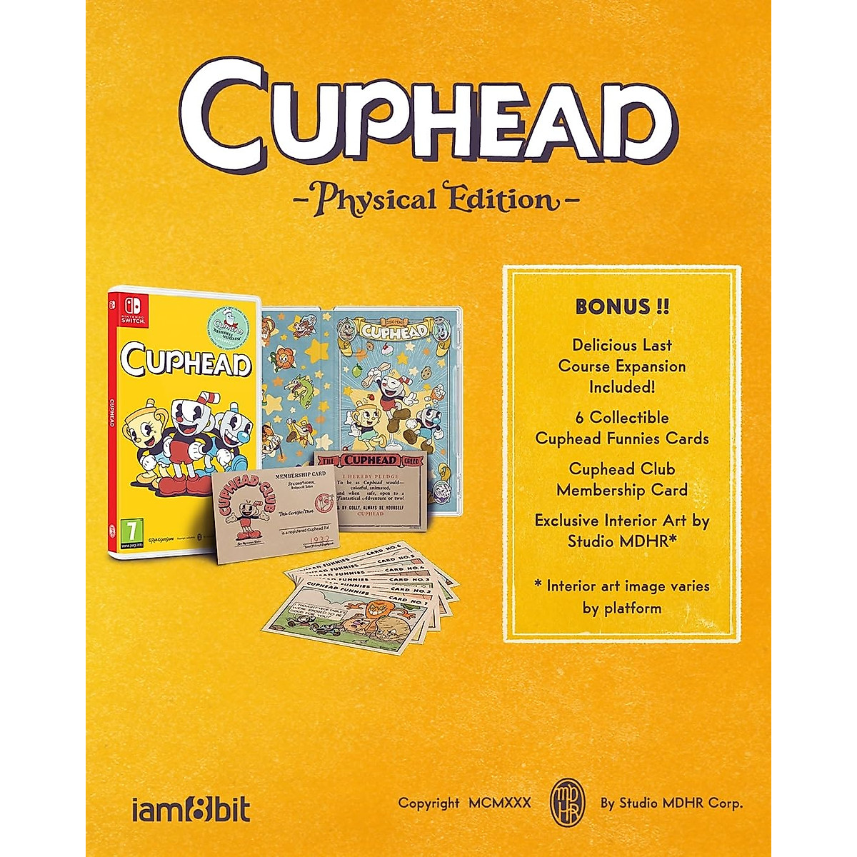 Cuphead (Switch) (Packaging May Vary)
