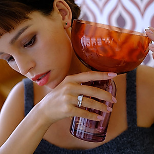 espere 2 Carat Round Cut CZ Micropavé Band Engagement Ring Size 5 | Sterling Silver CZ Wedding Ring | Bridal Anniversary Promise Ring For Her