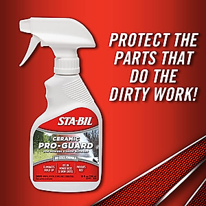 STA-BIL Ceramic Pro Guard – Ceramic Protection for Lawn Mowers and Snowblowers – Non-Stick Formula – 10oz Packaging May Vary