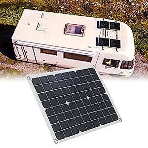 Solar Panel,20W 18V USB Solar Panel Portable Monocrystalline Solar Battery Charger Board Mobile Power Supply,for Car Boat Yacht Supplies