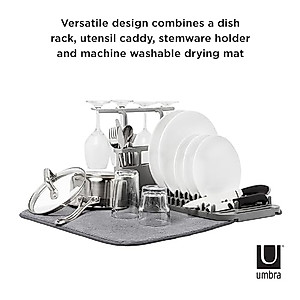 Umbra Udry Dish Rack With Dry Mat