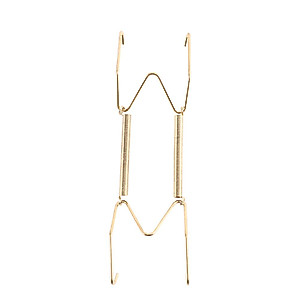 Wall Display Plates Hanger W Type Dish Spring Holder Invisible Hook Home Decor(7 inch)