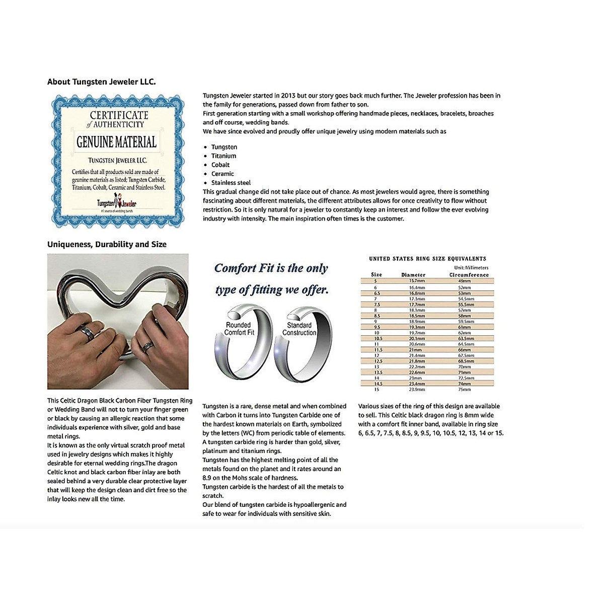 Free Personalized laser engraving Ring for Men and Ring for Women Titanium Band Rings 6mm White IP Plated Titanium Ring Brushed Center, Shiny Stepped Edge Wedding Band Ring Ideal Rings for couples