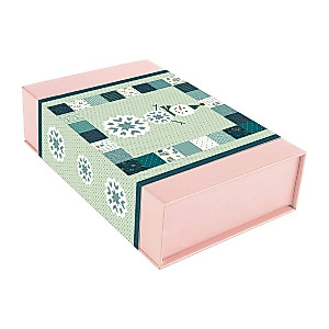 Riley Blake Arrival of Winter Collection by Sandy Gervais, Premium Quilting Fabric, Perfect for Quilting, Crafting, Sewing Projects and More… (Frosty Wall Hanging Kit)