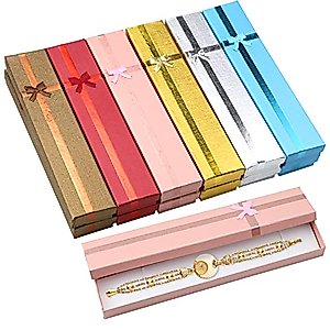 Hslife 12pcs Gift Box Set Assorted Colors Jewelry Box for Anniversaries, Weddings, Birthdays
