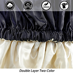 Satin Silk Hair Bonnet for Sleeping for Women, Natural Hair