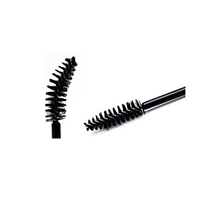SINEN 50 PCS Disposable Eyelash Brush Mascara Brushes Makeup Brushes Kits for Eye Lashes Extension Eyebrow and Makeup (balck)